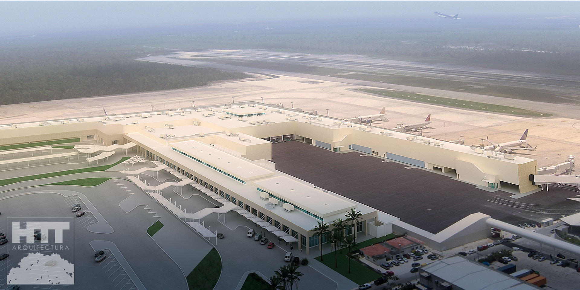 HTT arquitectura - Ampliación Terminal 3 Aeropuerto de Cancun