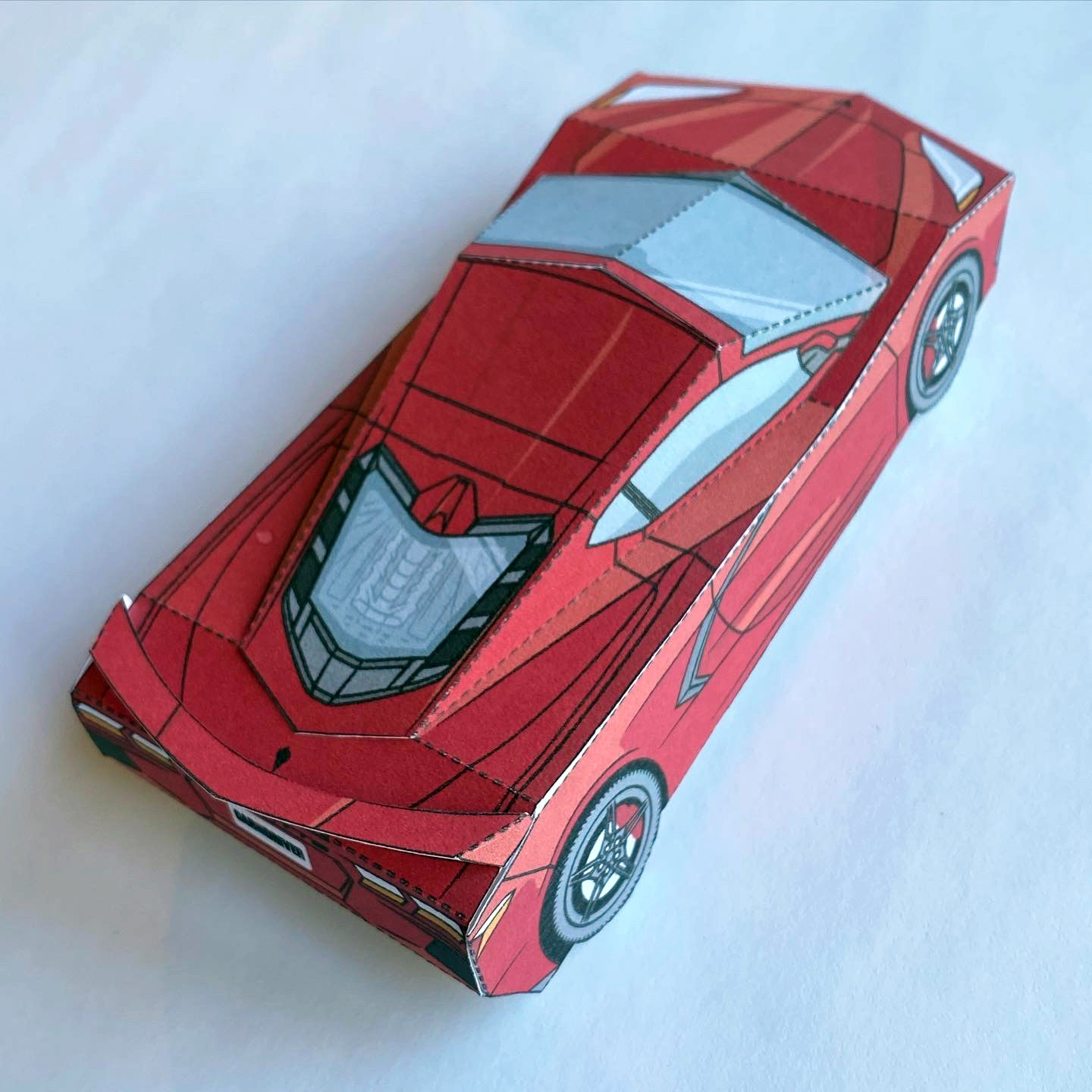 Chris Philpot - C8 Corvette Paper Craft