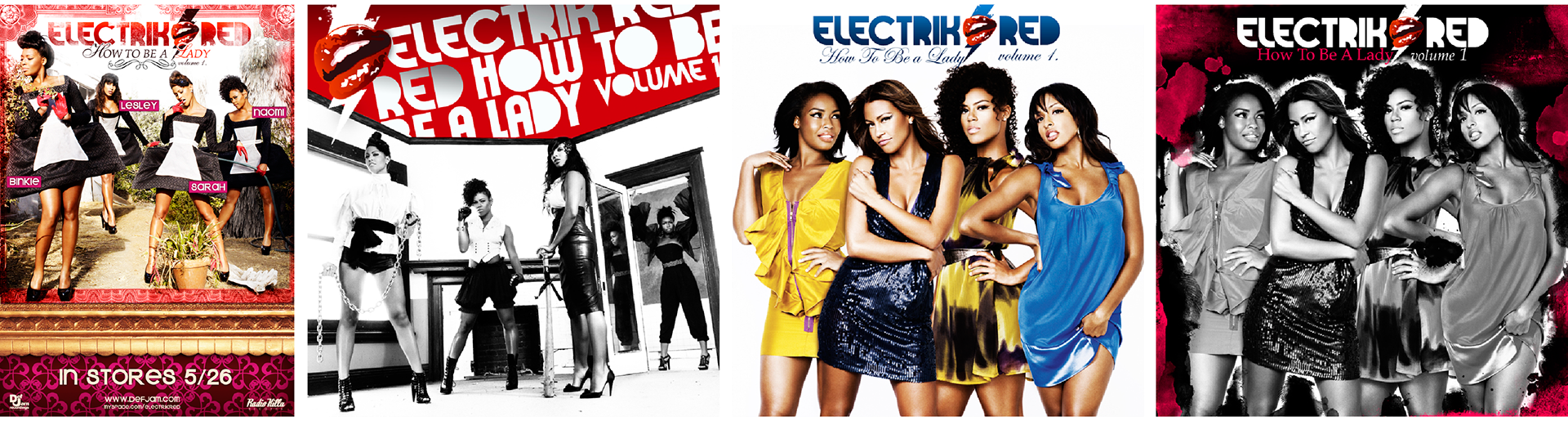 GOLDFINGERCREATIVE - Electrik Red Album Package Design for Def Jam