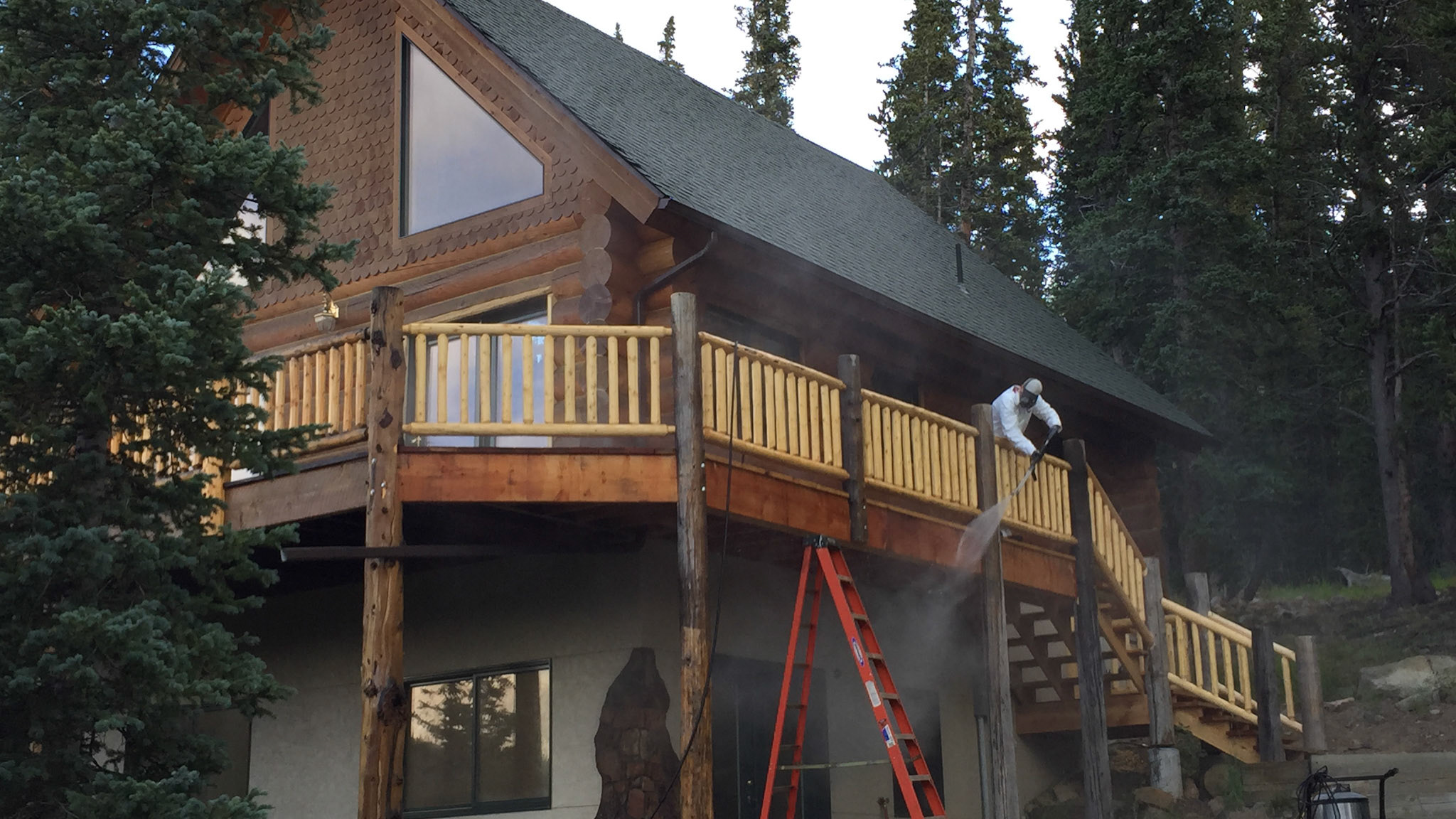 Log Home Restoration Colorado