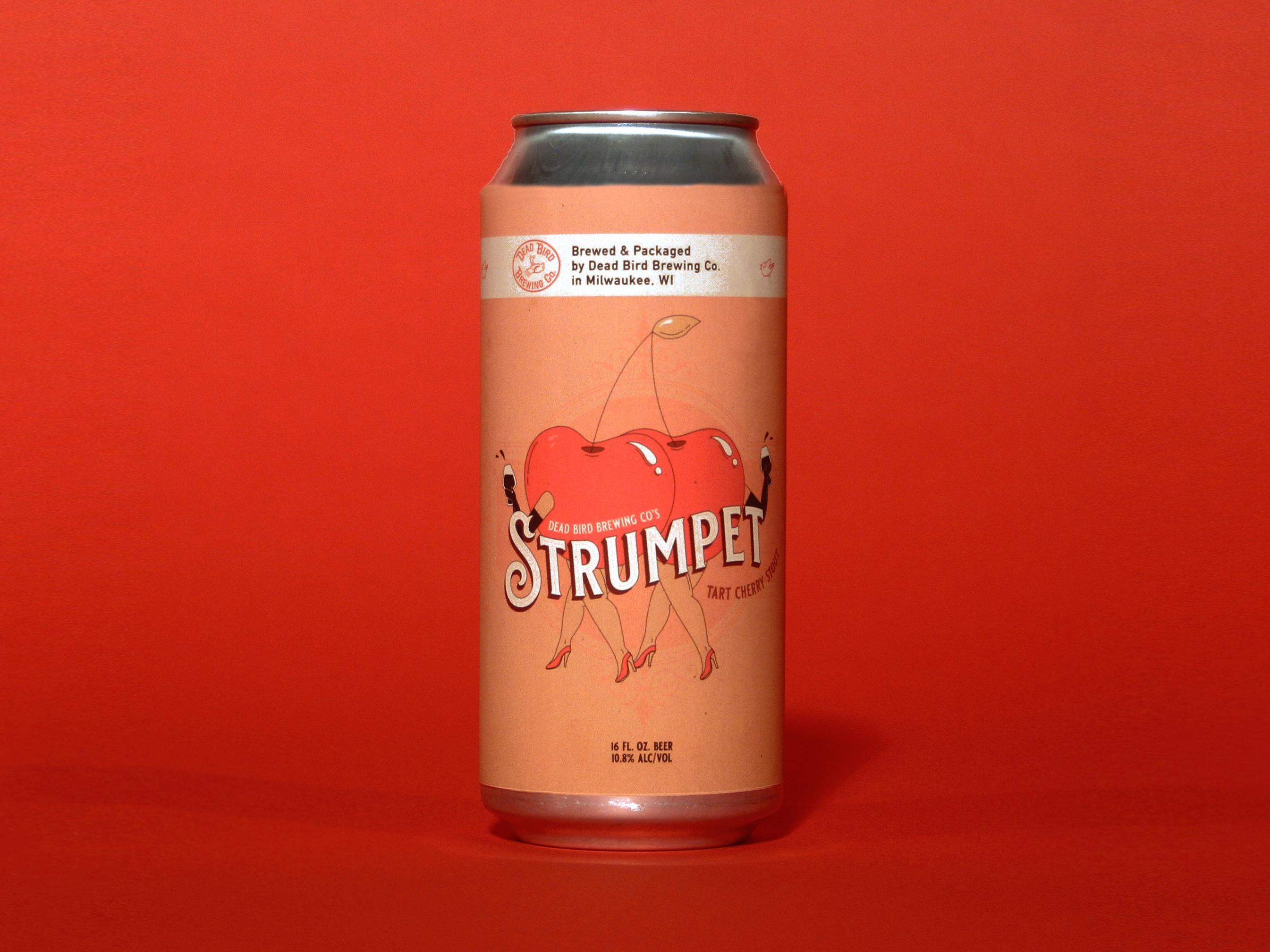 Celine Everson - Strumpet tart cherry stout label