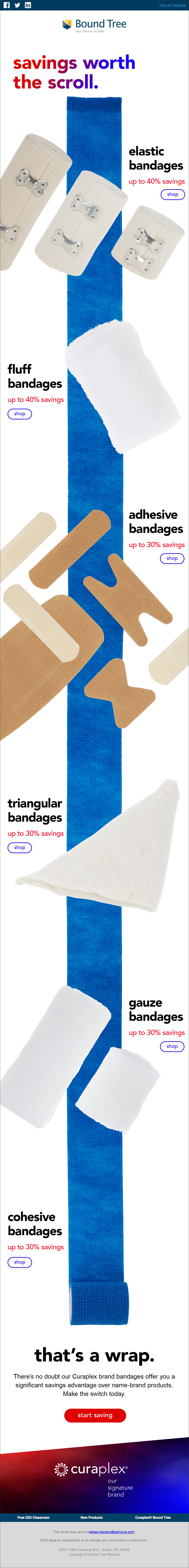 Kelsey Brantmeier's Online Portfolio - Curaplex® by Bound Tree