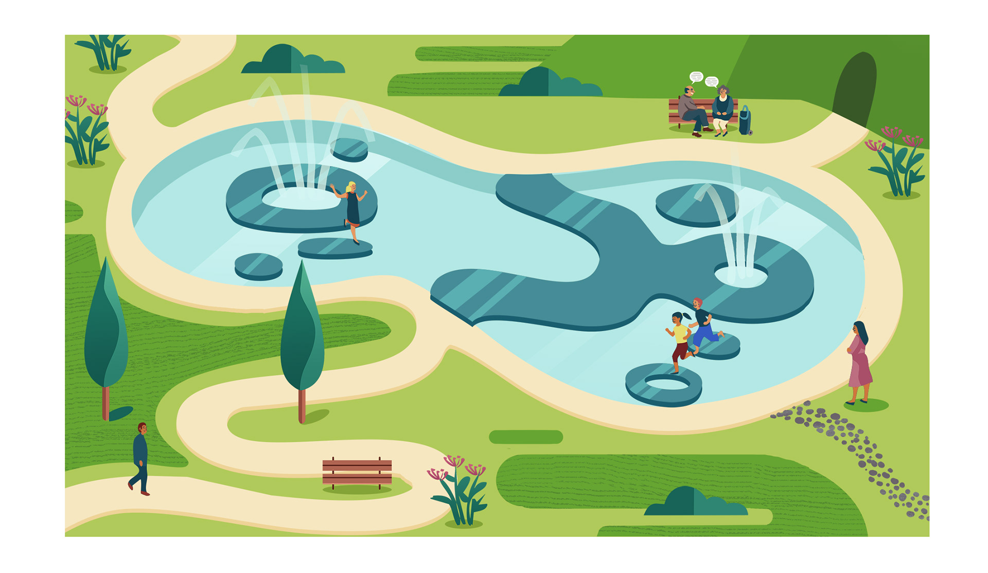 Jasmijn Evans Illustration - Design of public spaces