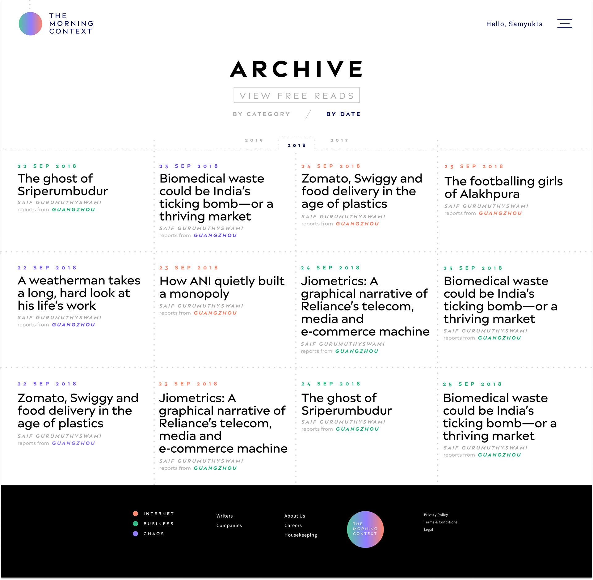 FOLO - Design of The Morning Context • A new age journal