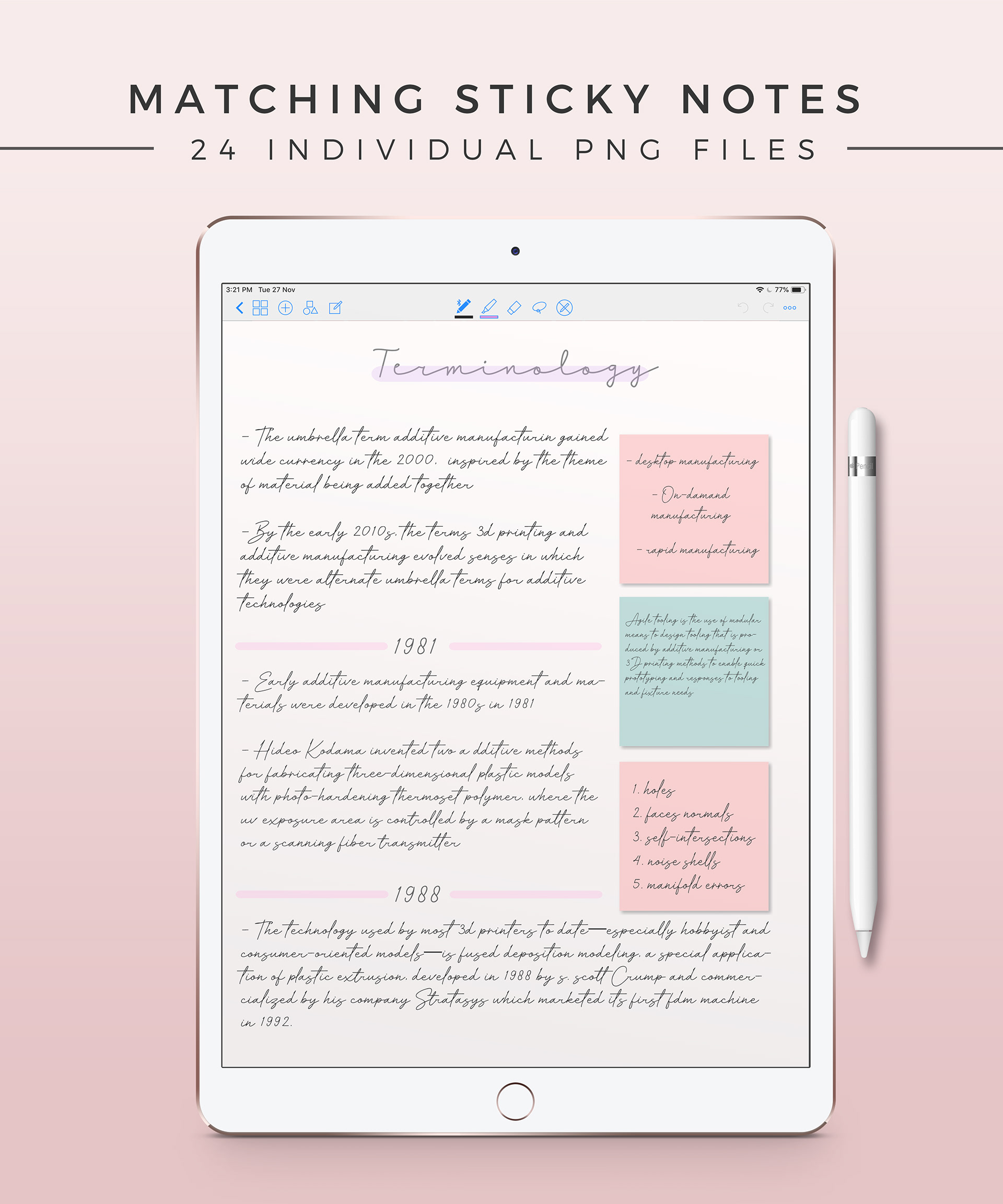 Paperly Planners - Beautiful, Productive. - 12 Pastel Digital Note Covers