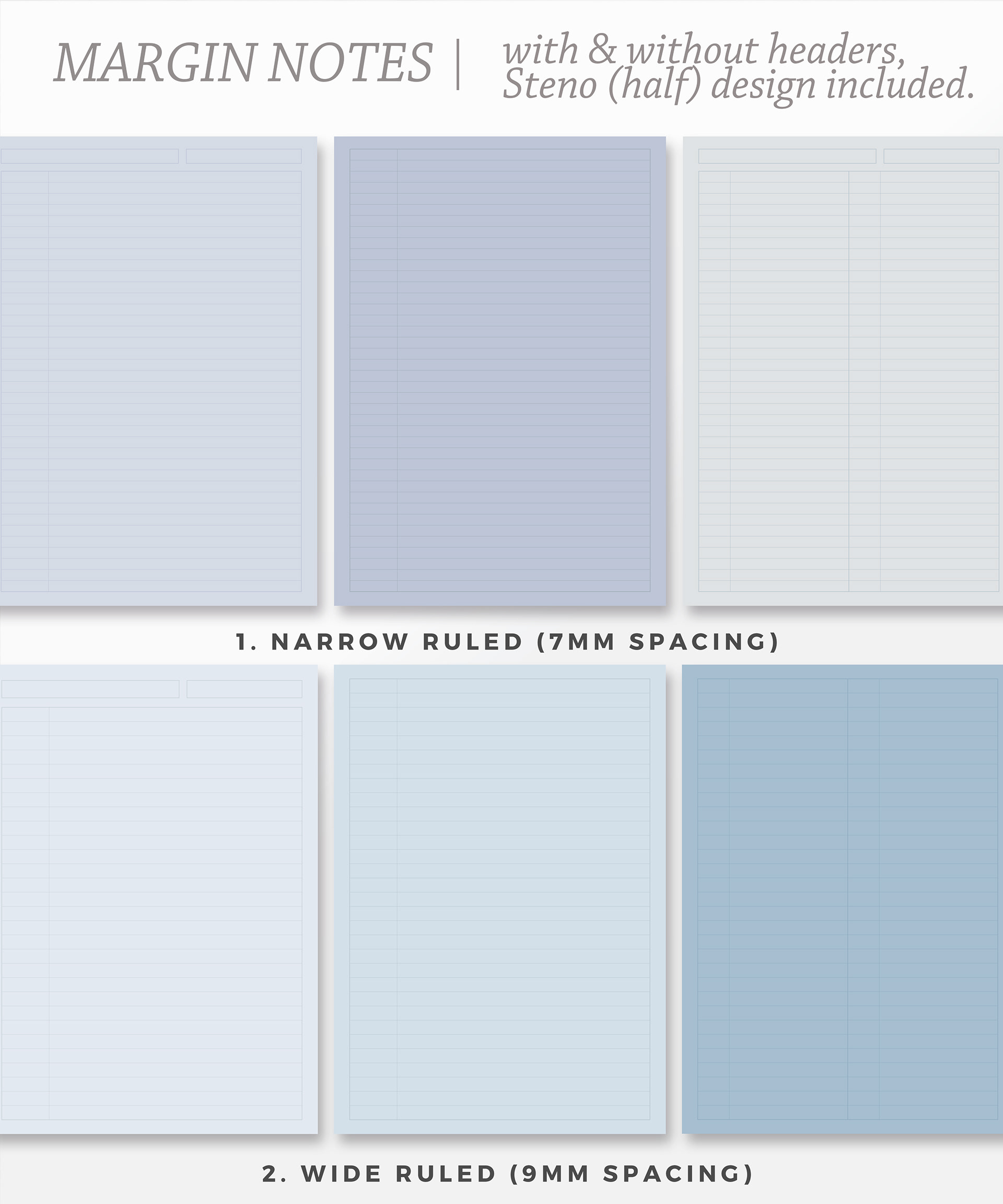 Paperly Planners - Beautiful, Productive. - WINTER BLUE Digital Note ...