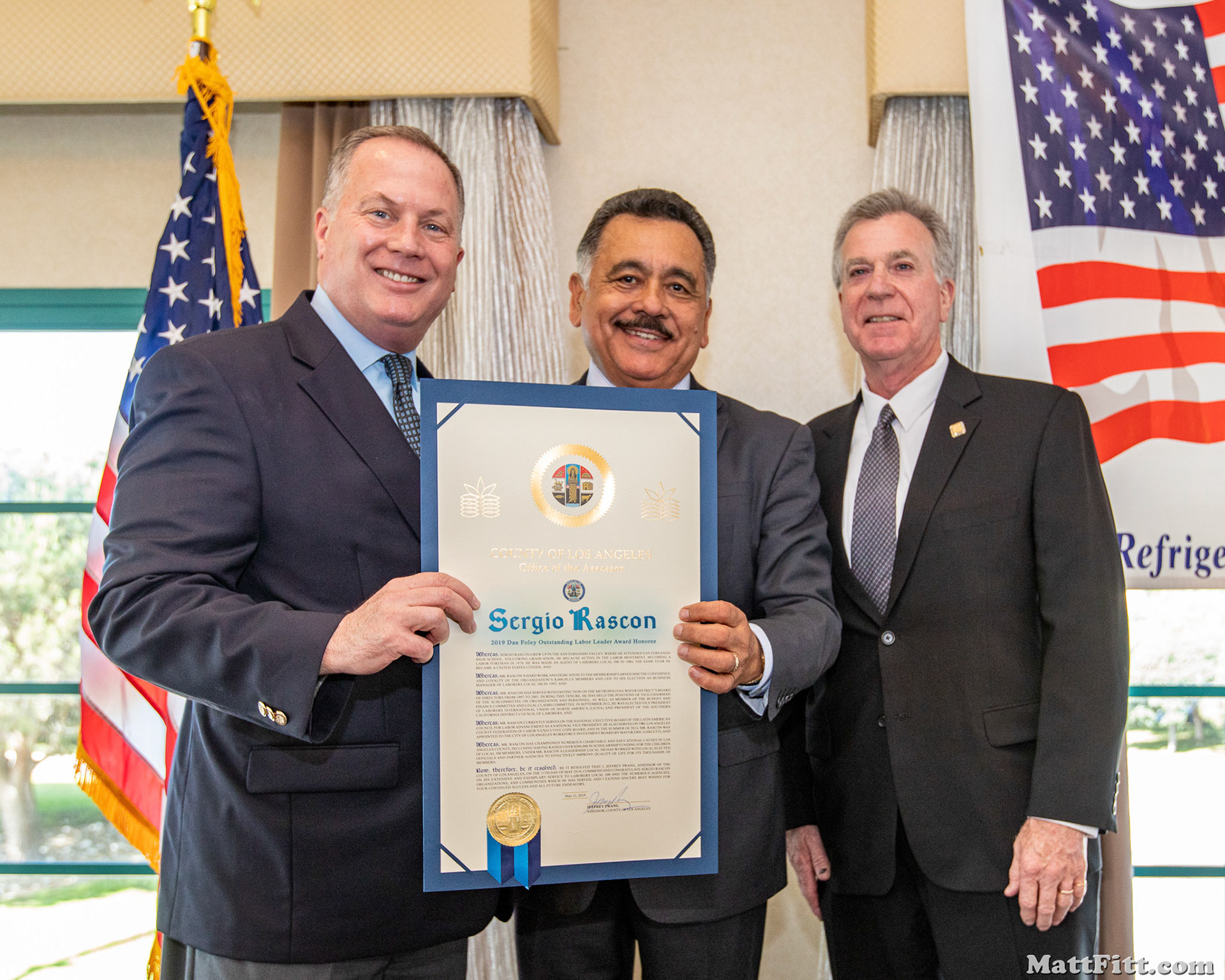 Matt Fitt Photography - SOUTH COUNTY LABOR HONORS SERGIO RASCON (PART ONE)