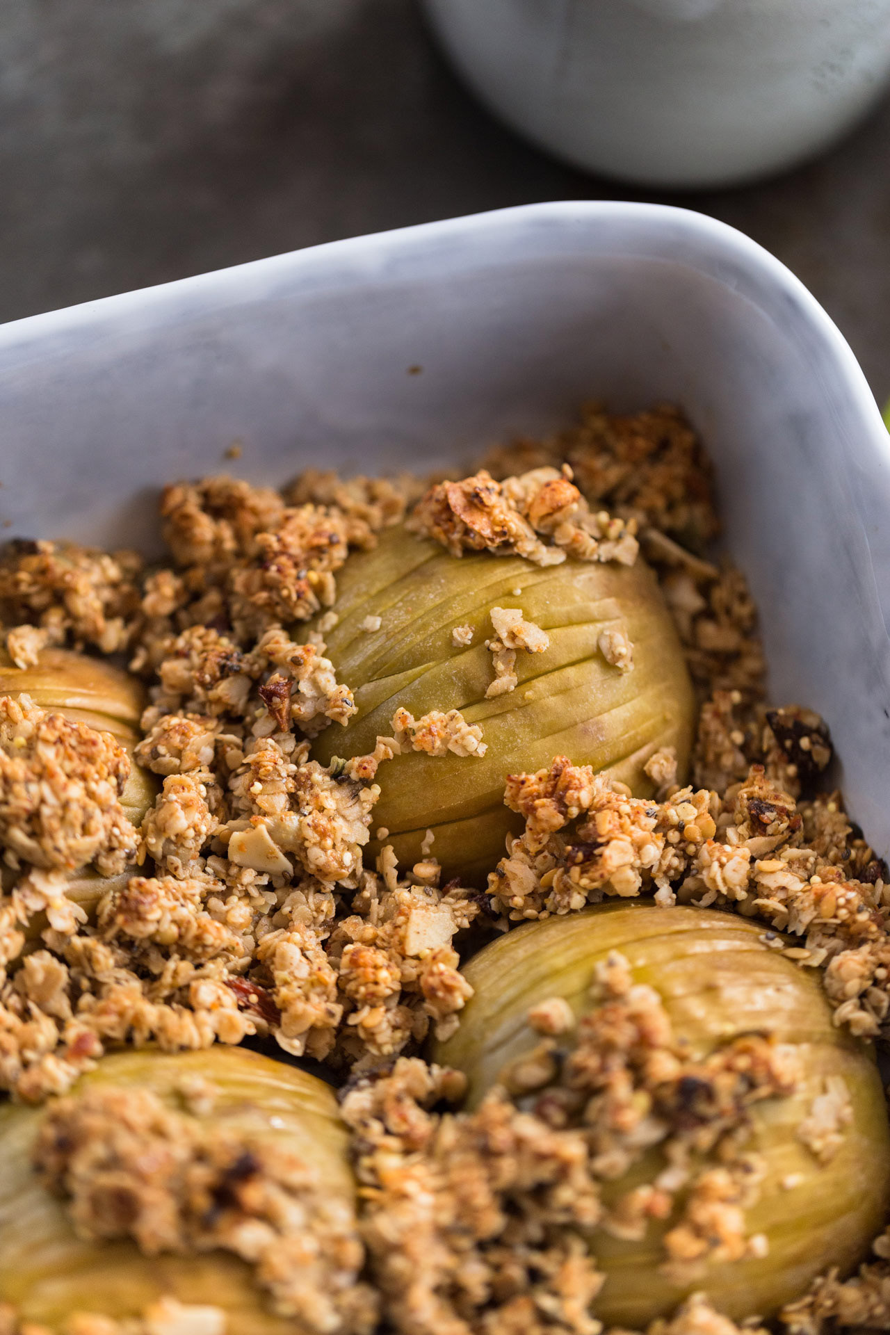 Lenaliciously - gebackener Apfel Crumble