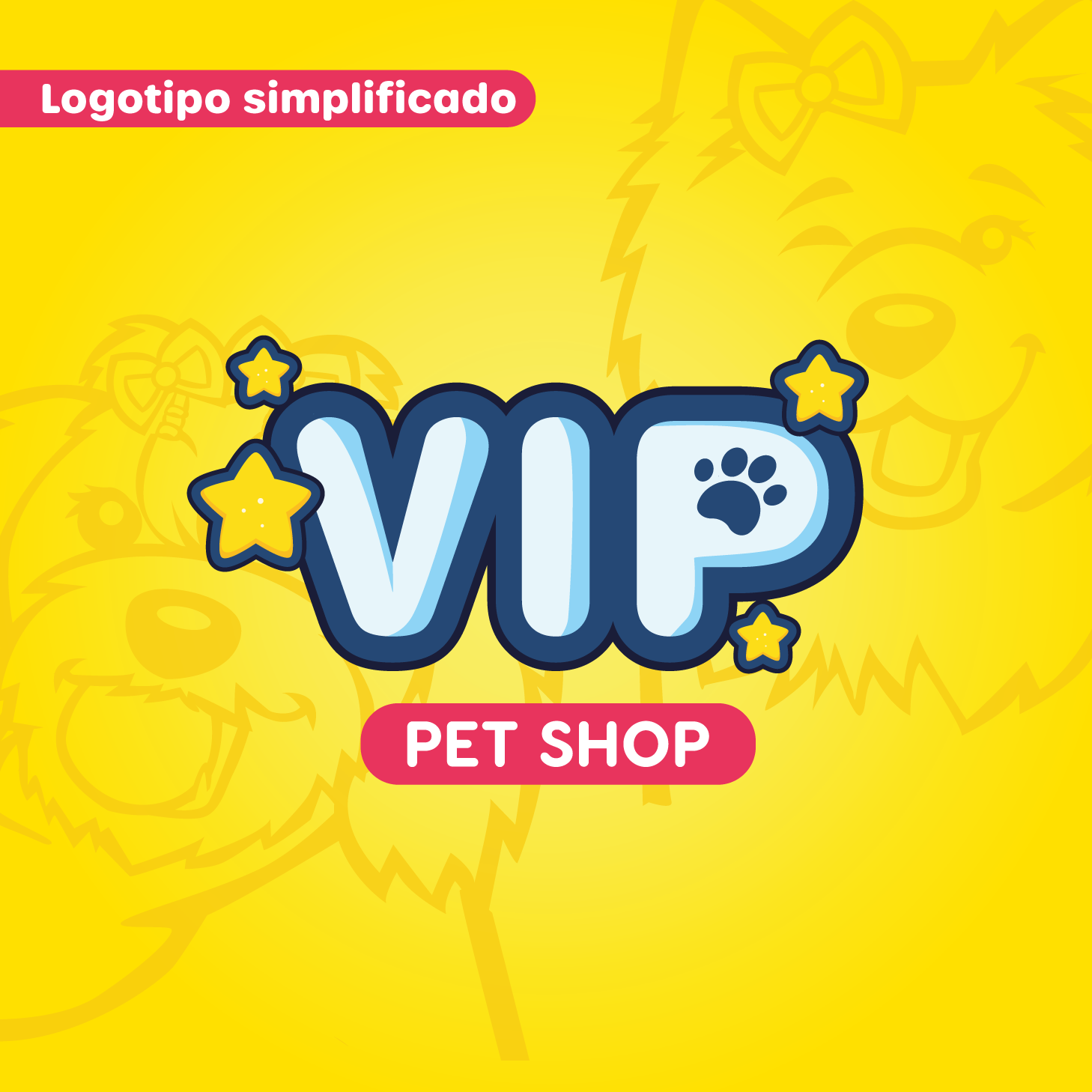 Zamo ilustra - Vip Pet Shop - Identidade Visual