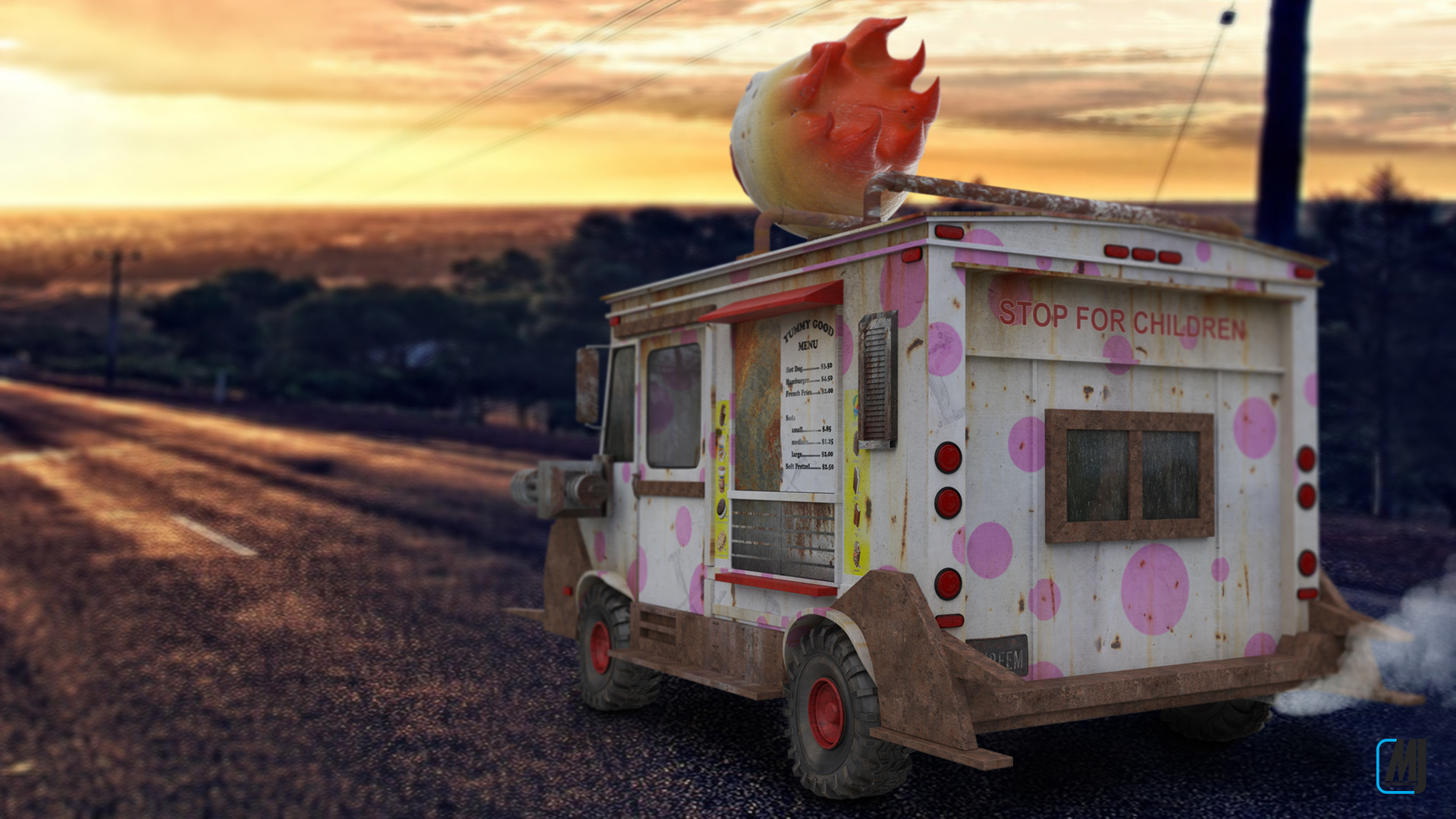 Mark A. Jablonski: Showcase - Twisted Metal: Sweet Tooth 3D Model