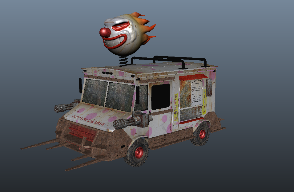 Mark A. Jablonski: Showcase - Twisted Metal: Sweet Tooth 3D Model