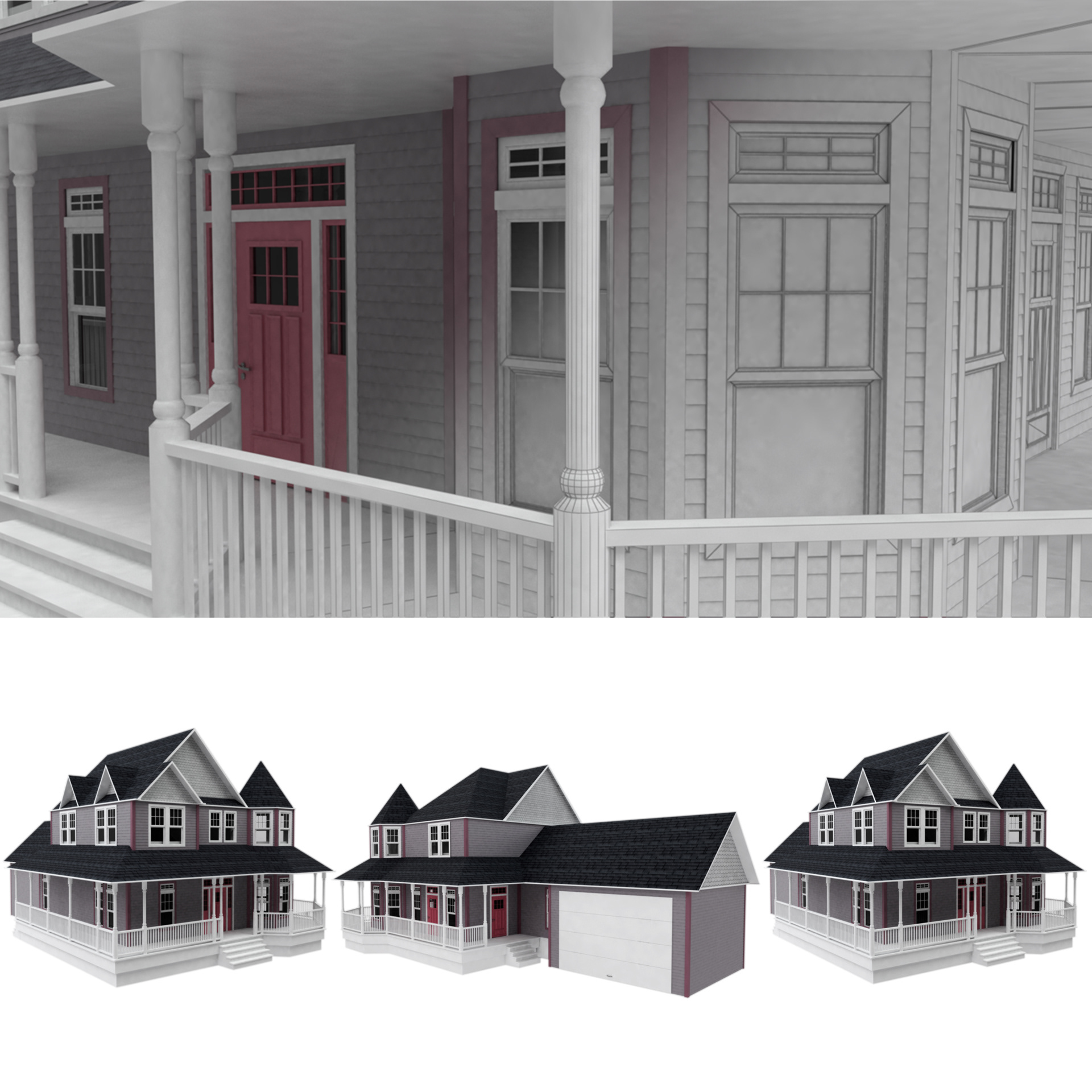 Mark A. Jablonski: Showcase - Victorian House