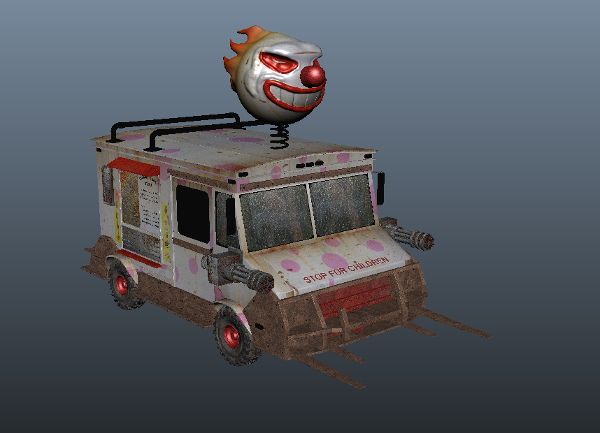 Mark A. Jablonski: Showcase - Twisted Metal: Sweet Tooth 3D Model