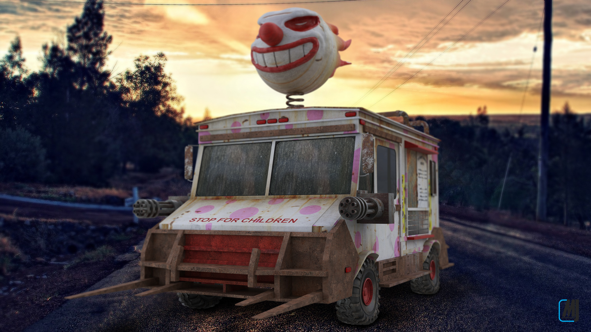Mark A. Jablonski: Showcase - Twisted Metal: Sweet Tooth 3D Model