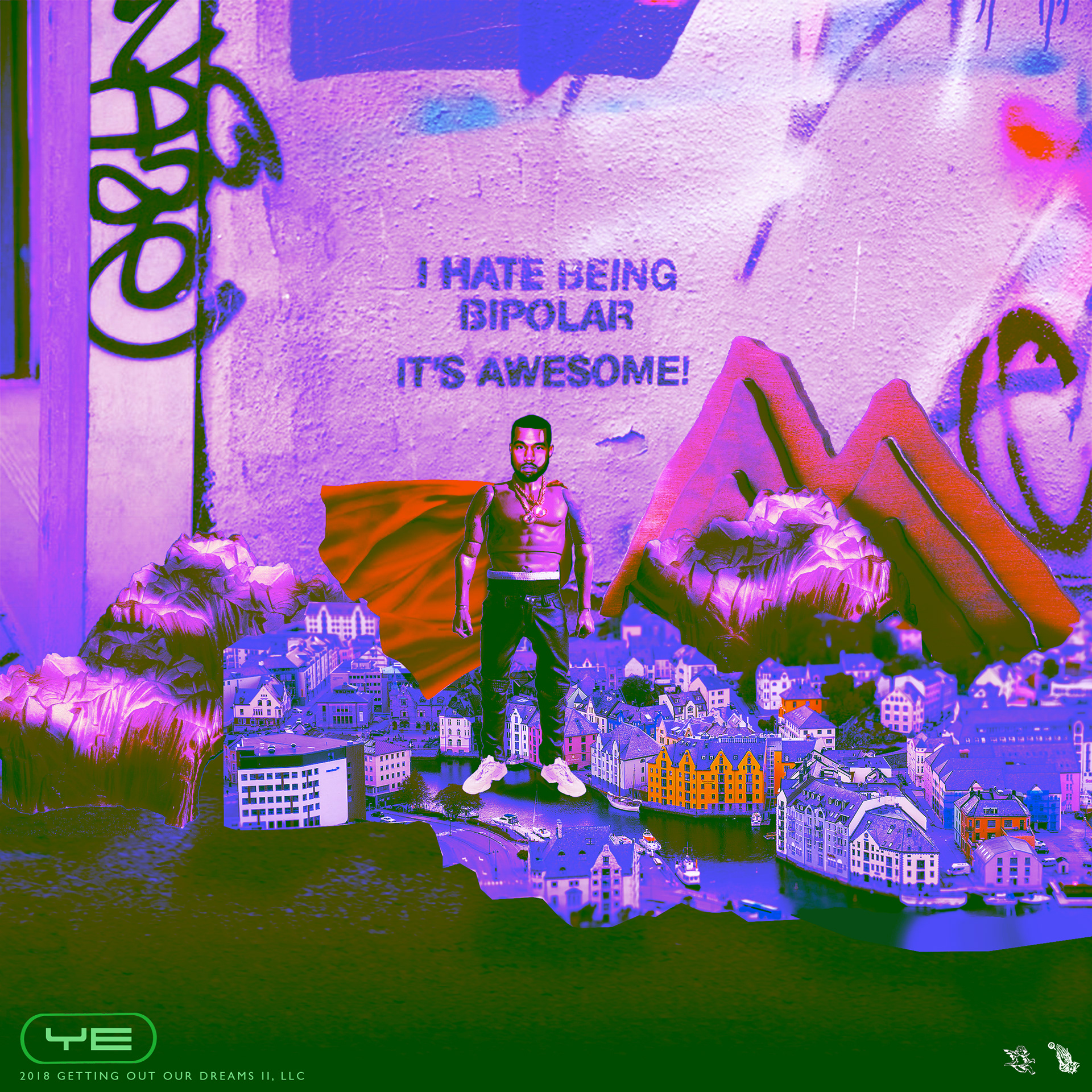 THE BREAKFAST GOD - KANYE WEST "Ye" ALTERNATIVE COVER ART