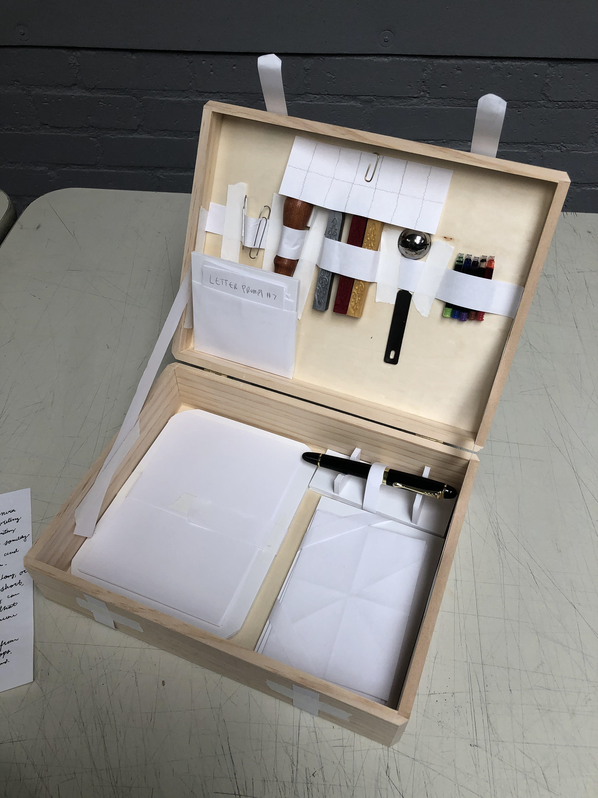 Ellie Poulin - To & From Writing Box