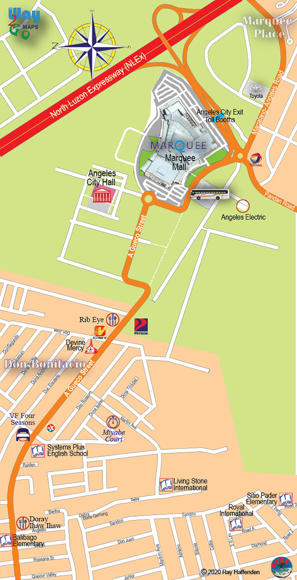Angeles City Maps - Marquee Mall