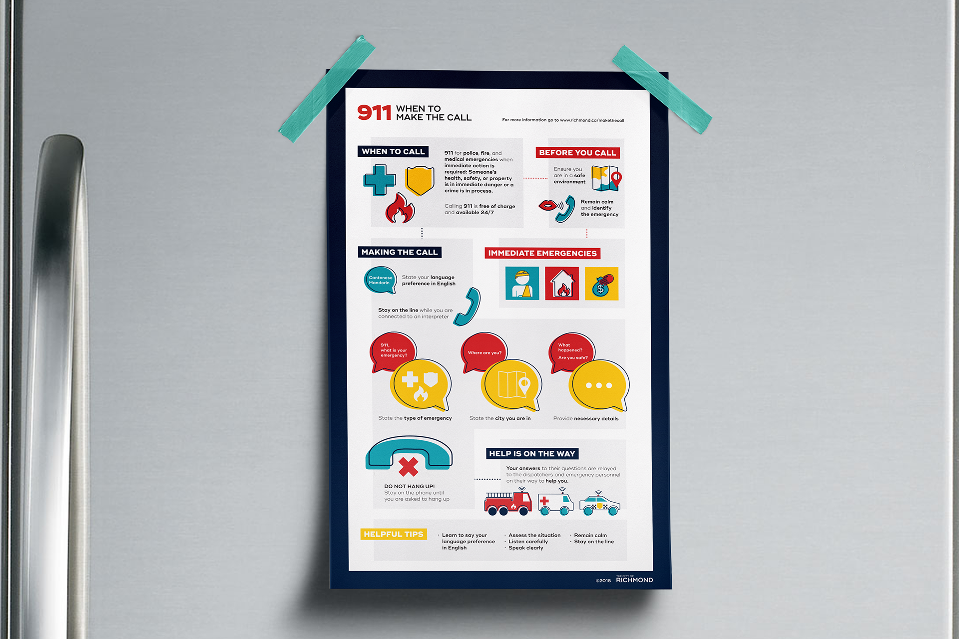 A So - City of Richmond 911 Brochure