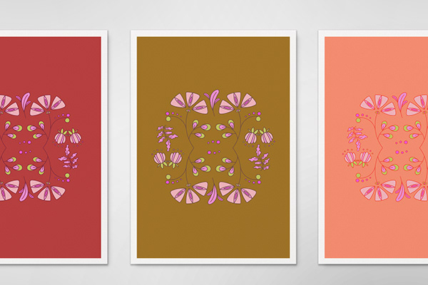 Mia R. Alcover - Floral Pattern