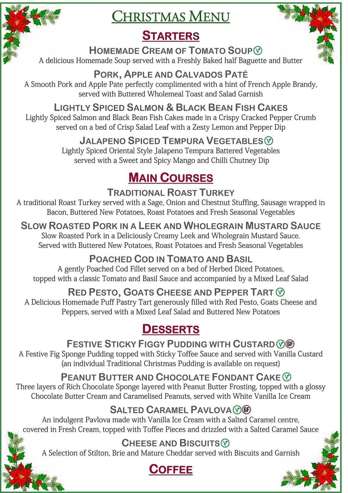 The Maltings Pub At Elmdon Sample Christmas Menu the-maltings-pub-at-elmdon-sample-christmas-menu