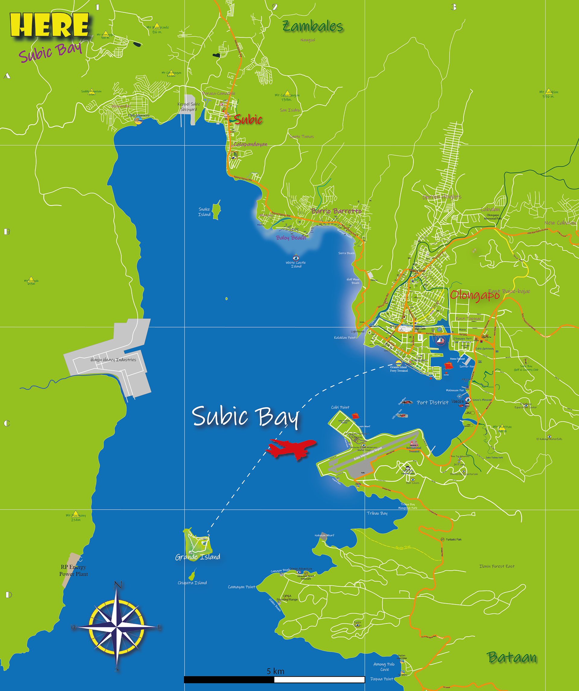 Subic Bay Maps