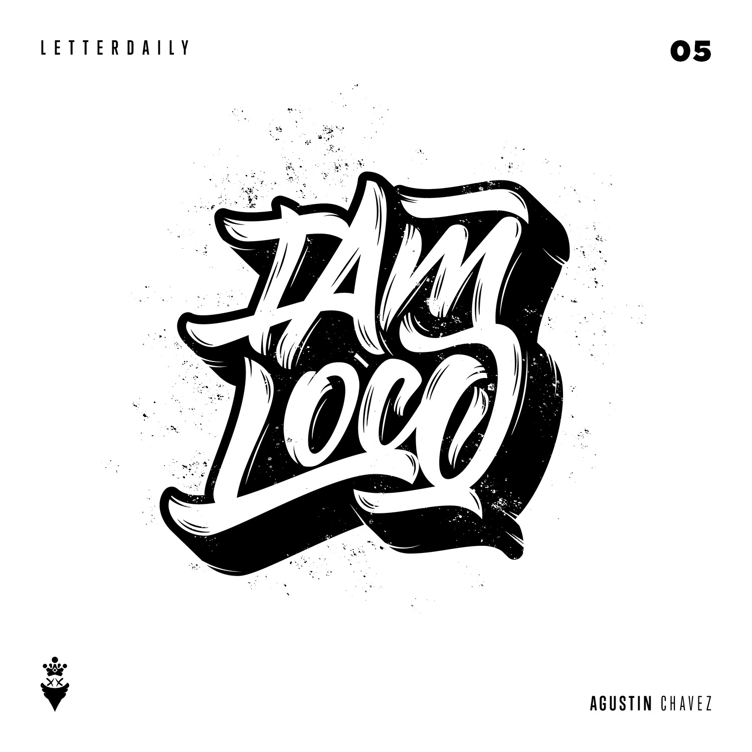 agustin chavez - 30 day Lettering Challenge. Week 1