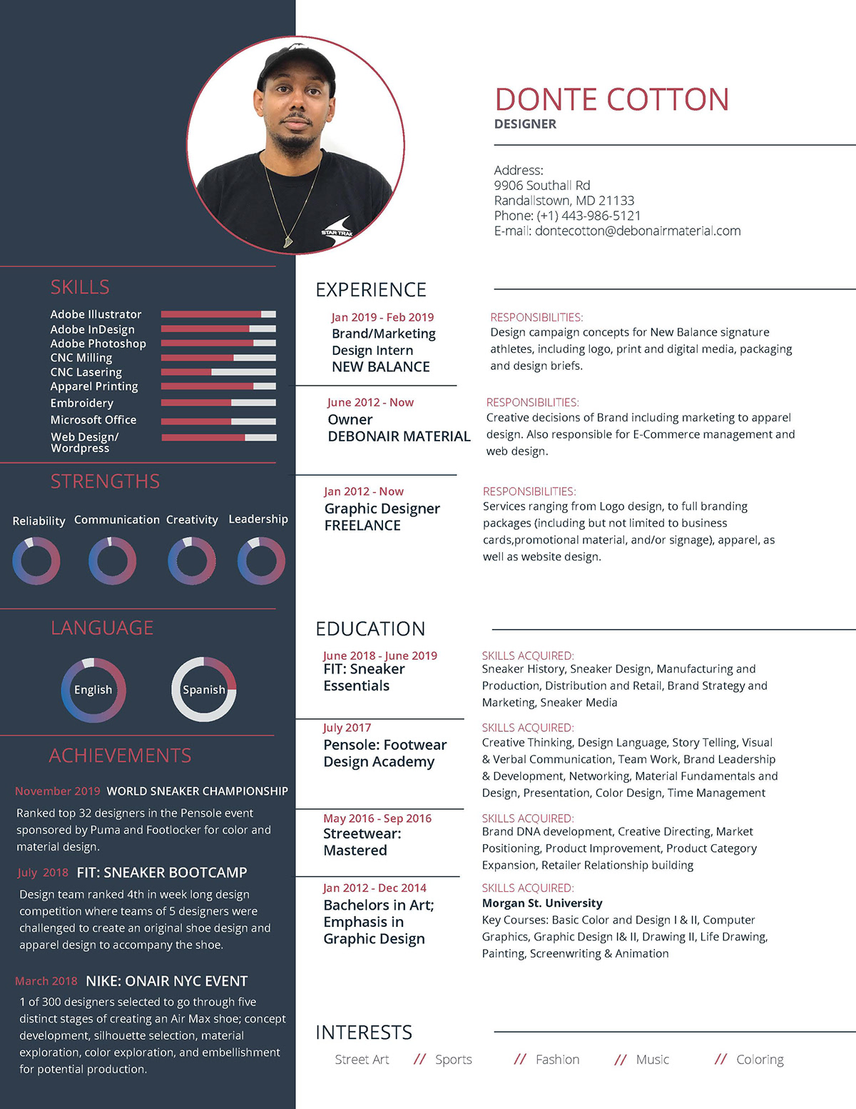 Donte Cotton - Resume