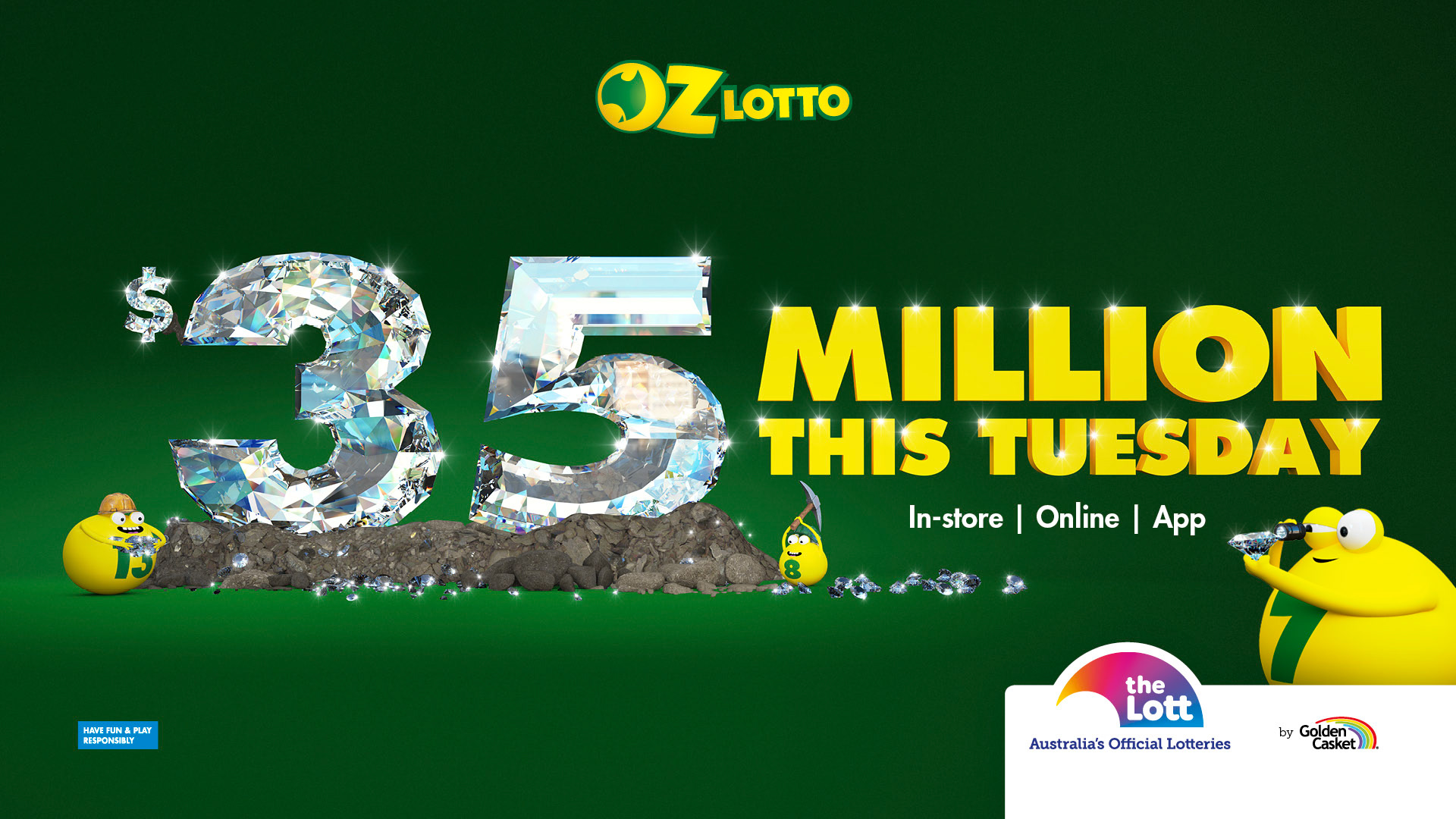 Santi Drane - OZ LOTTO 2018 POS