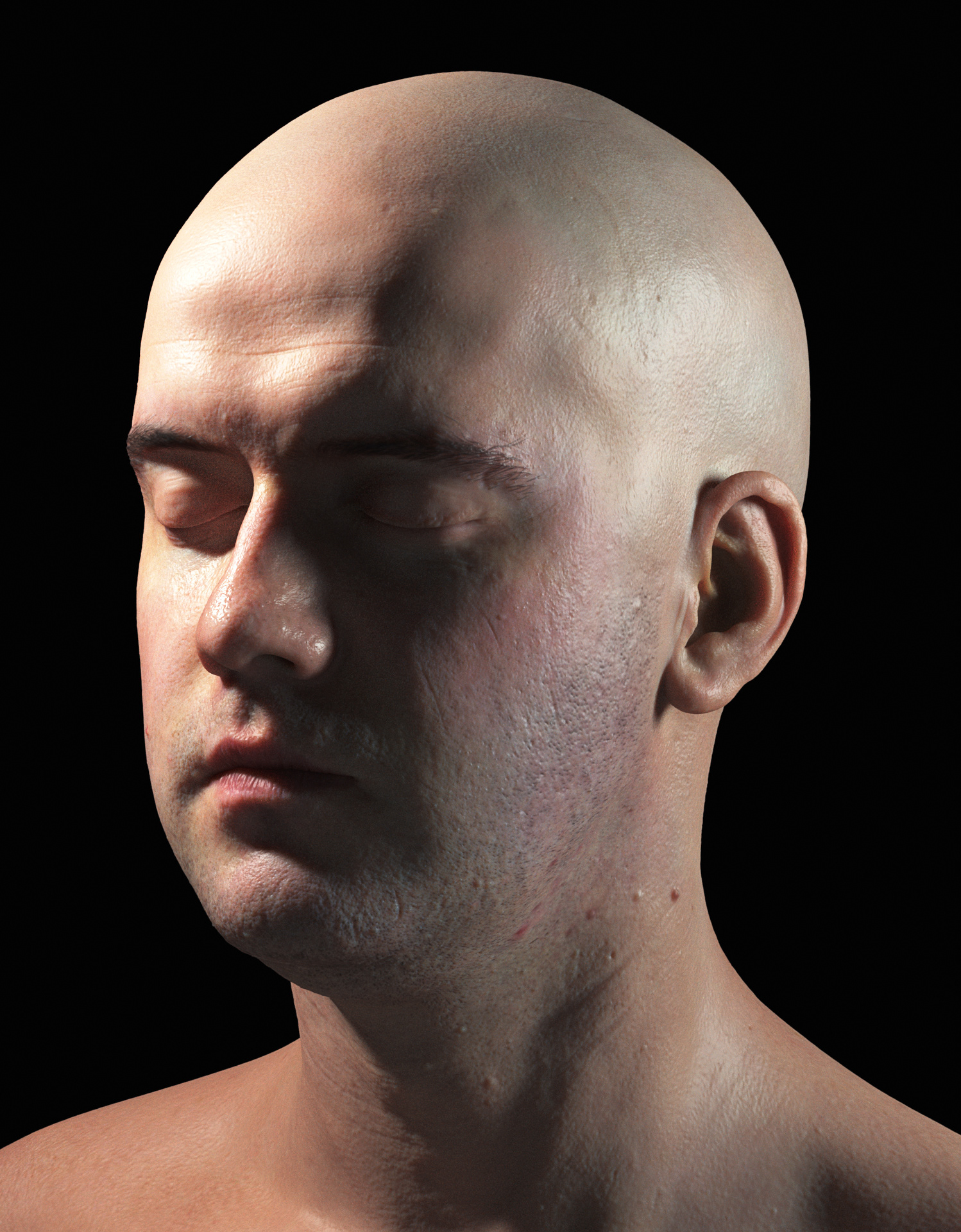 Anthony Buglio - Human Skin SSS Material