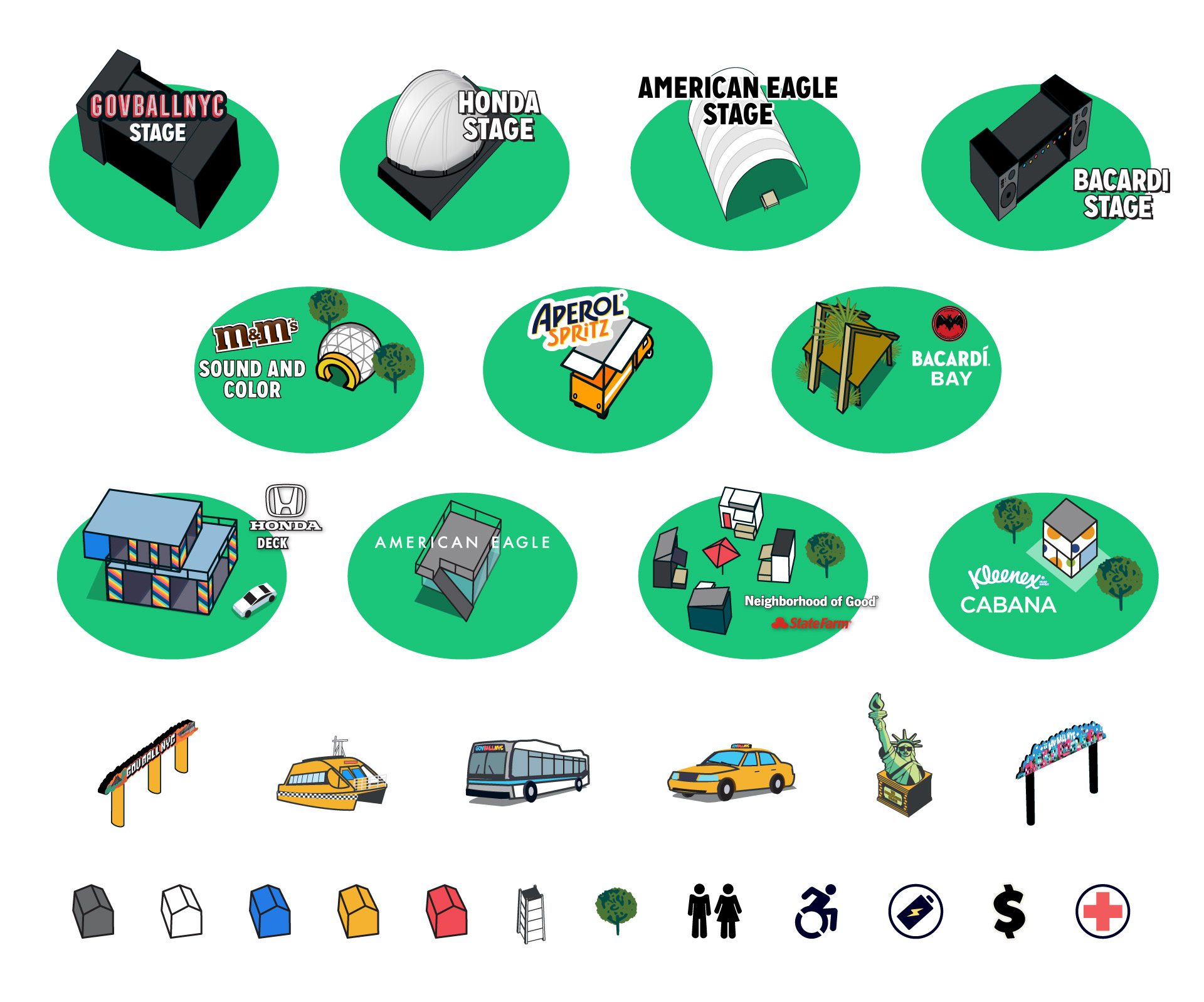 Rob Royall - Governors Ball Music Festival 2018 Map