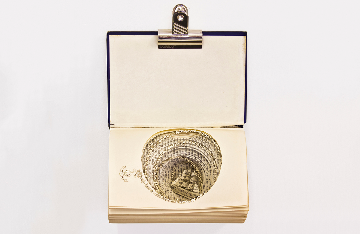 Thomas Wightman - Book Sculpture: Drowning from Obsession