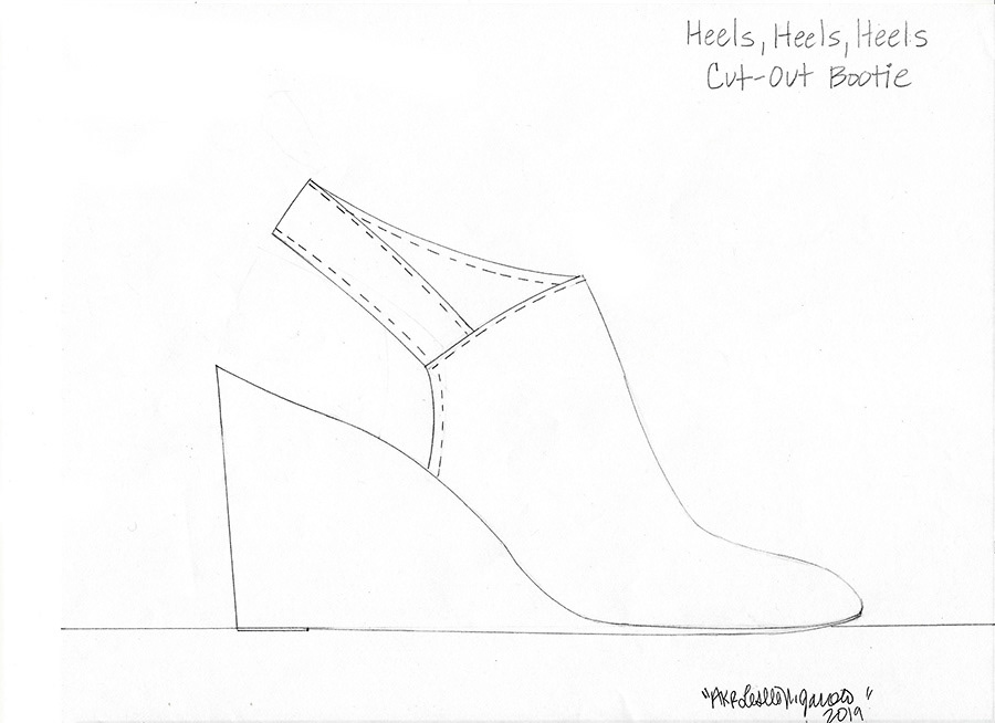 lesliedesignz - Heels, Heels, Heels- Technical Sketches