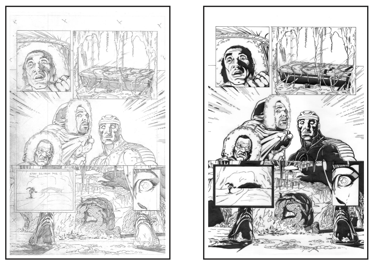 Robert Yarborough - Traditional inking