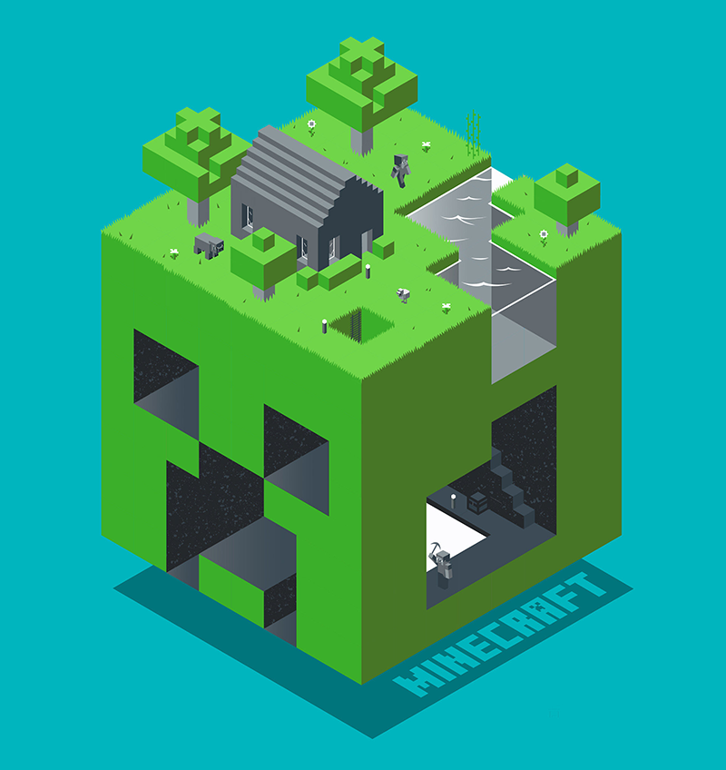 Minecraft tshirt 3D model remake Minecraft Map