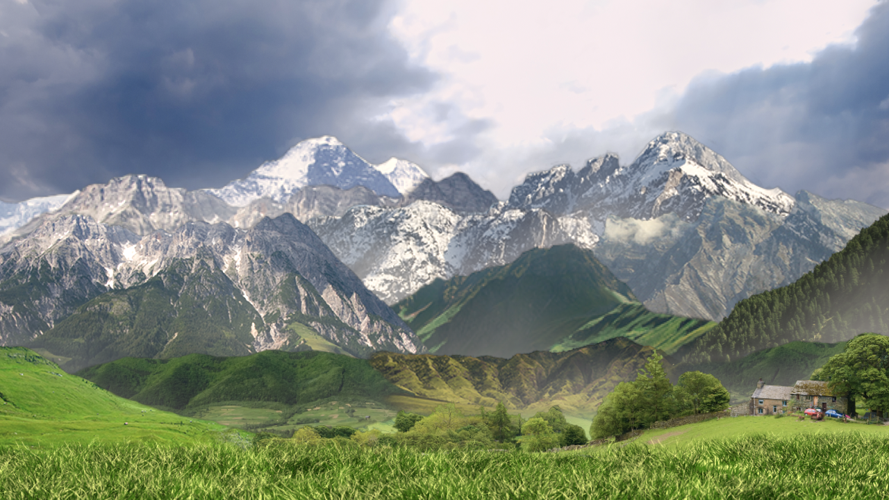 Andrew Kaczynski - Mountain - Matte Painting