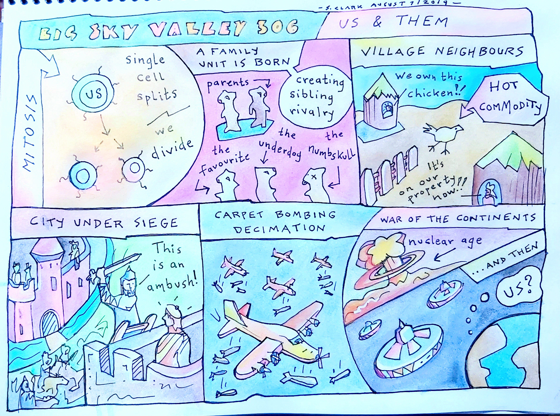 Scott Clark - COMIC ILLUSTRATIONS