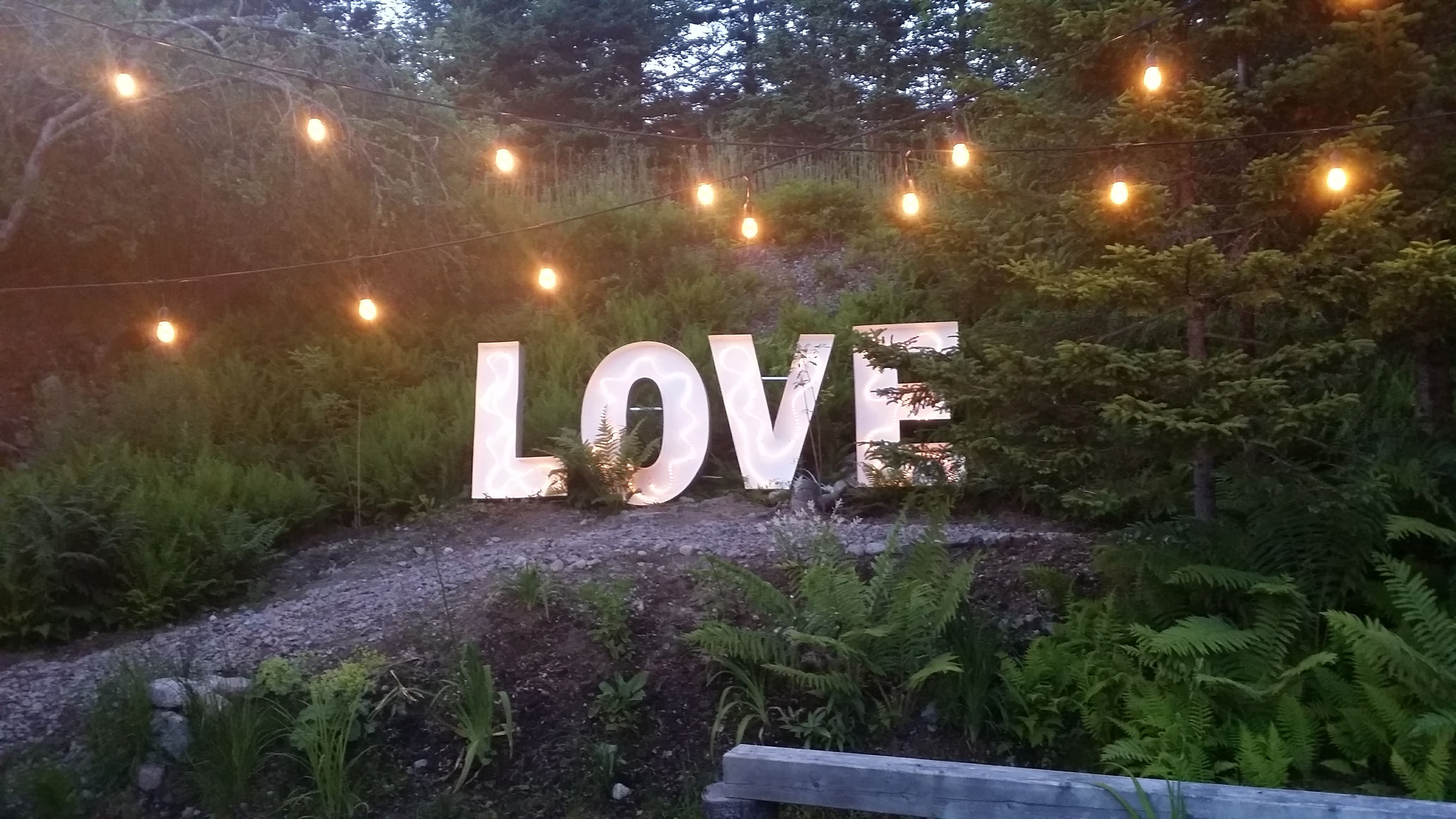 Allan Carver Creative Partners - LOVE Marquee Sign