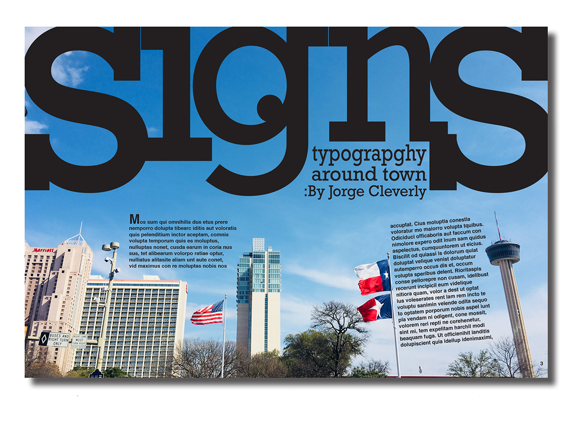 Hawkins Designs - SIGNS Magazine spread