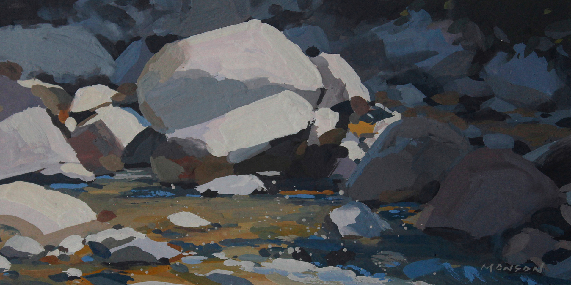 Alec Monson - Gouache Paintings