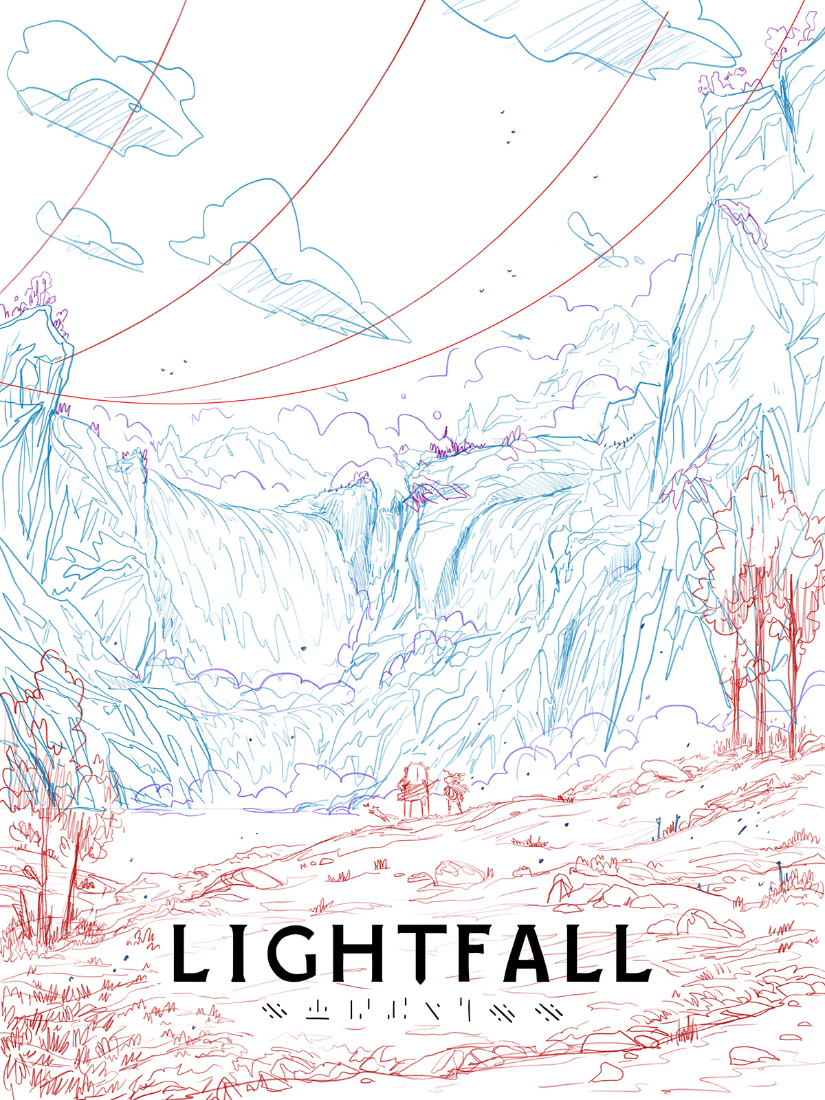 Tim Probert - Lightfall Poster No. 1
