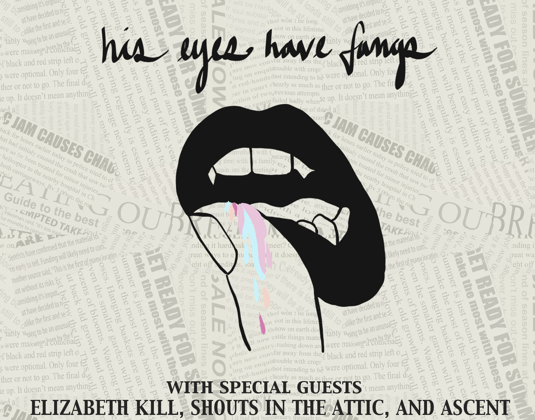 Rachel Rainwater - Band Flyers