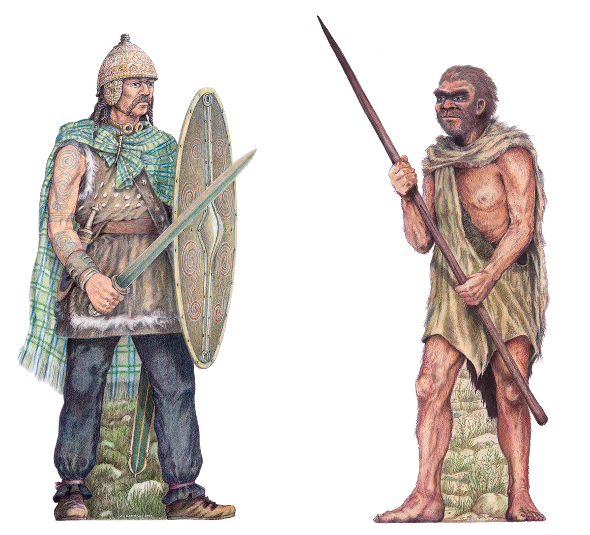 Andy Gammon - Reconstruction illustrations