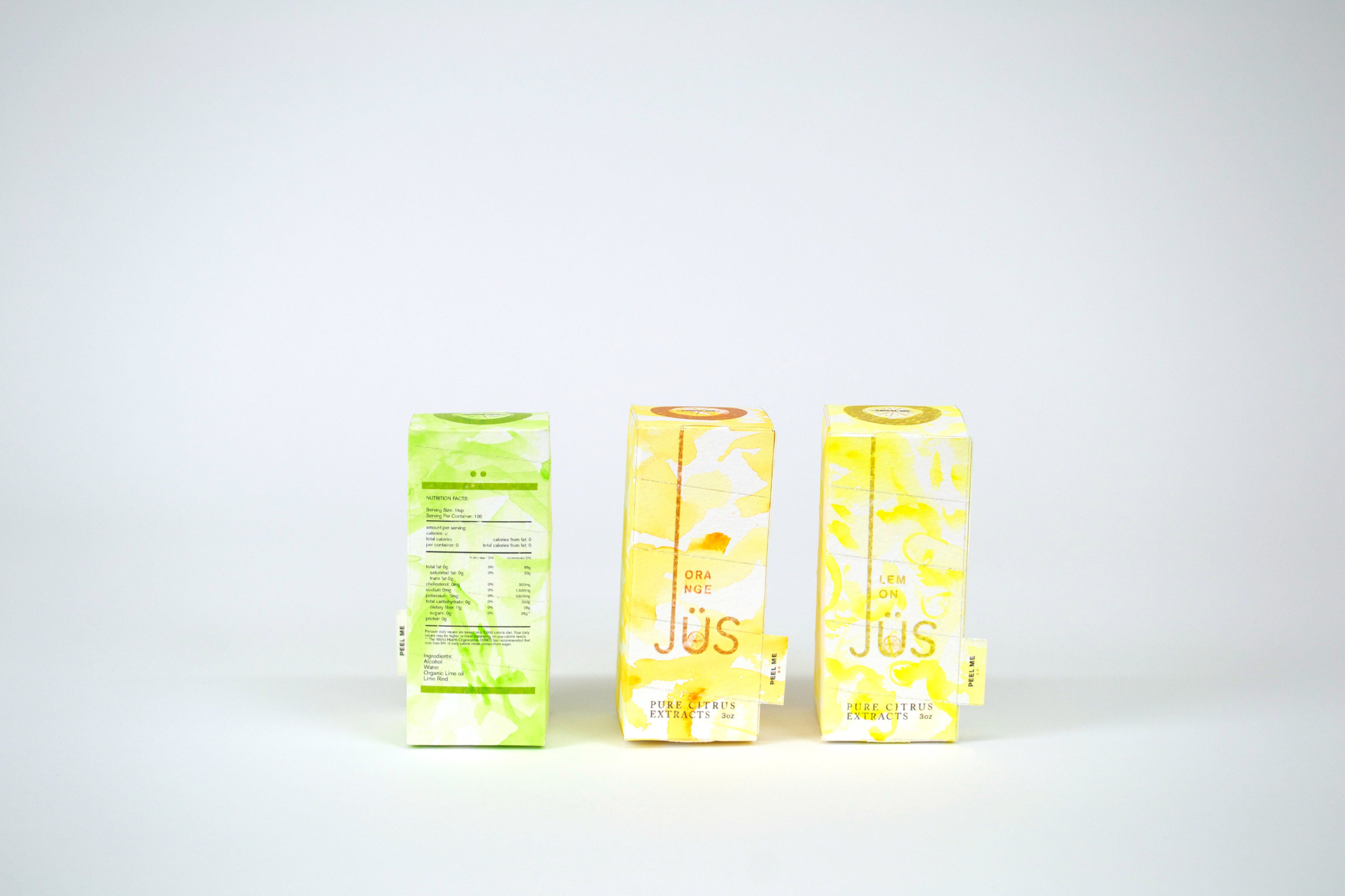 Krista Lee - JUS Citrus Extract Packaging