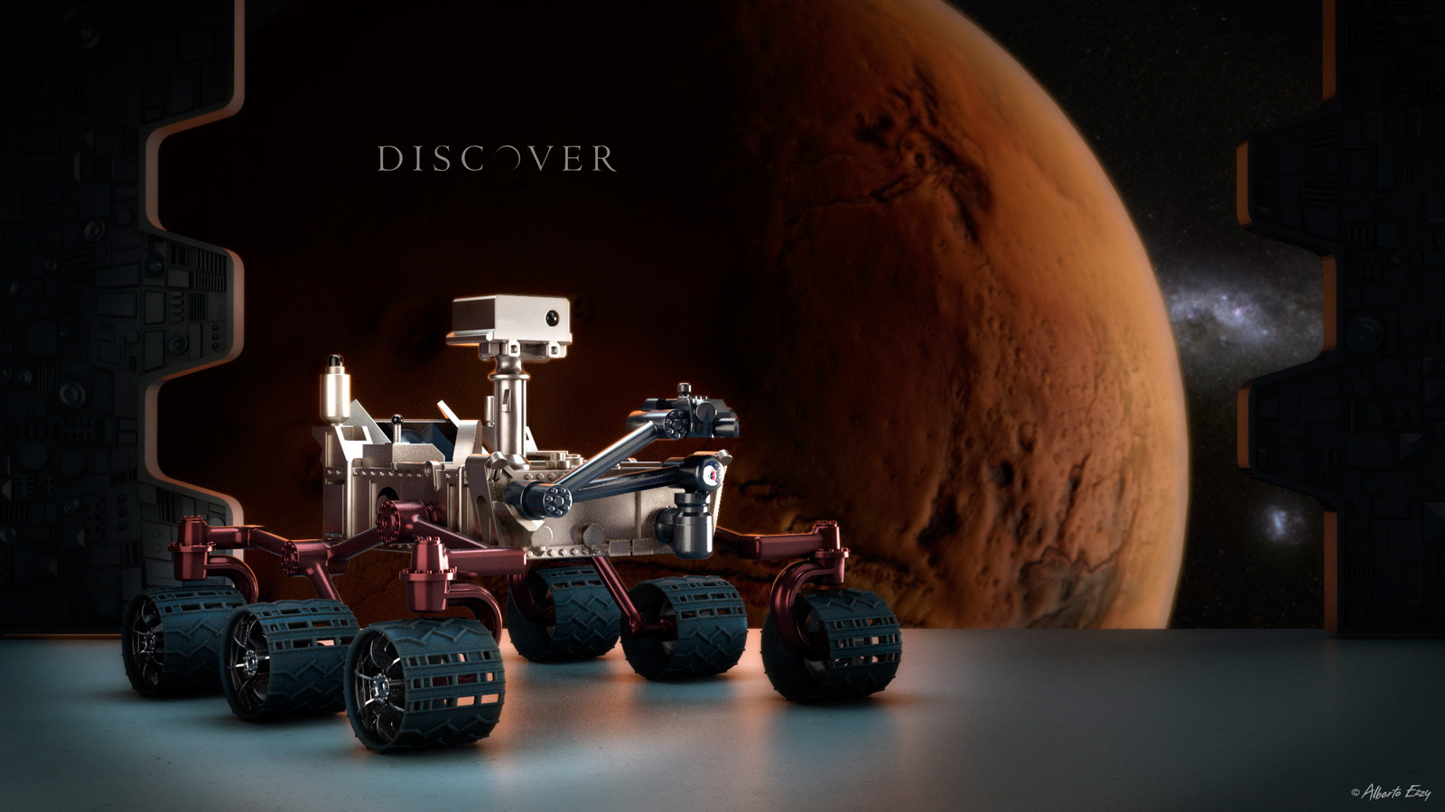 Bert Heynderickx - Mars Rover - Concept Art