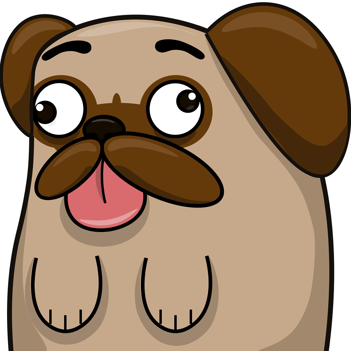 PO5TAL Productions - xJtrickz Pug Twitch Emotes