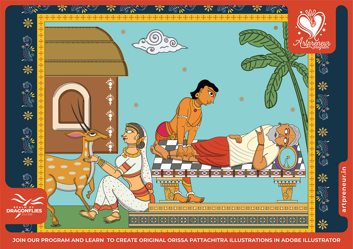 Atma Studios - Branding Studio & Illustration House, Coimbatore, India - 30 Orissa Pattachitra ...