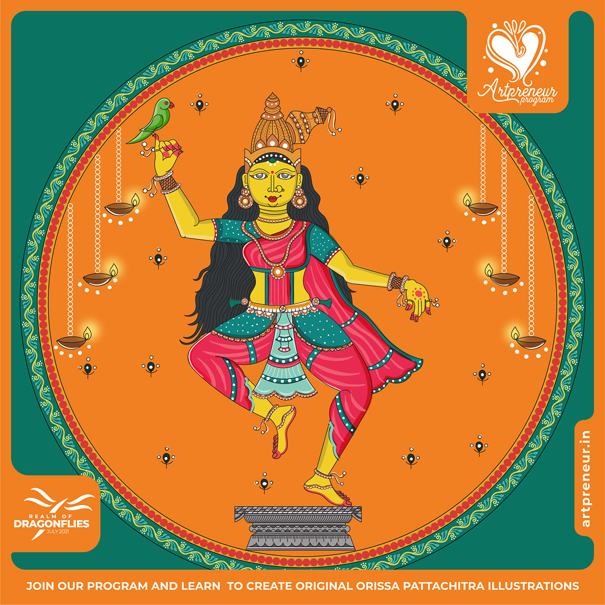 Atma Studios - Branding Studio & Illustration House, Coimbatore, India - 30 Orissa Pattachitra ...