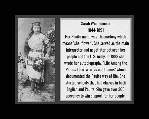 Suffragette City 100 - 32. Sarah Winnemucca