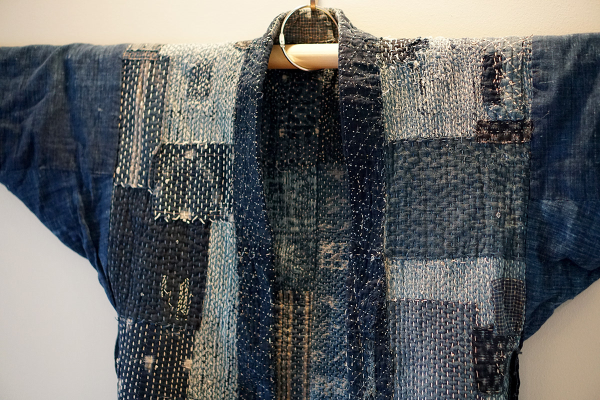 Sashiko Portfolio - On Going Authentic Boro to be Jacket