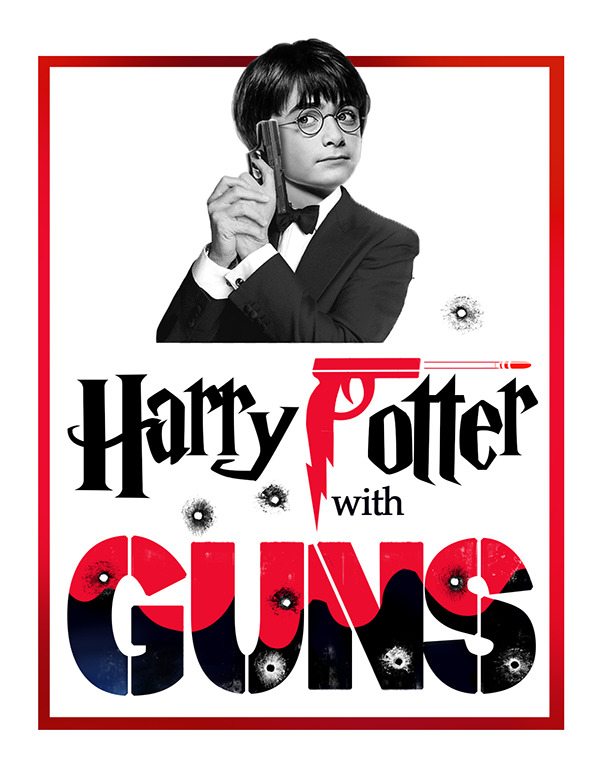 Harry Potter with guns